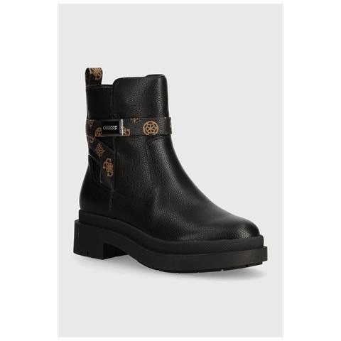 GUESS - Fltovefal10 Stivaletti Tronchetti In Pelle Logo Nero 37 - ePRICE