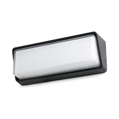 Faro Barcelona - Faro 71537 - Half Led Lampada Da Parete Nera - ePRICE