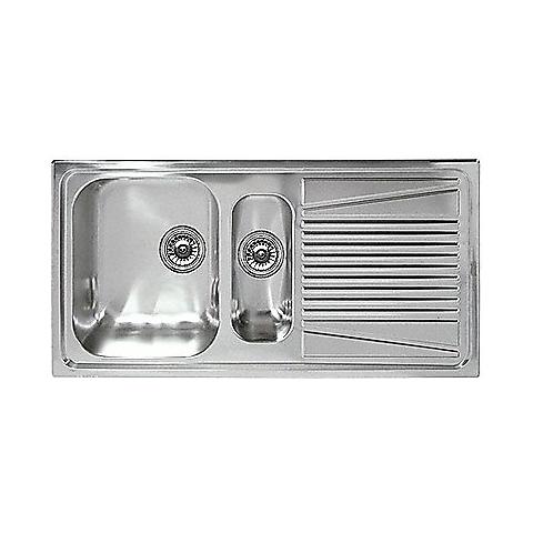 ELLECI - Lavello River 475 Dim. 100x50 Vasche Sx Inox Antigraffio - ePRICE
