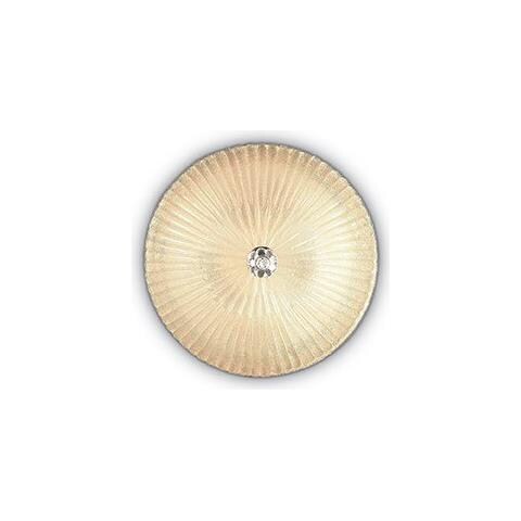 IDEAL LUX - Shell Pl3, Plafoniera, - Giallo - ePRICE