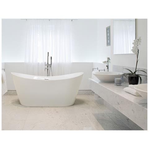 Beliani - Vasca Da Bagno Acrilico Bianco 170 X 69 Cm Callao - ePRICE