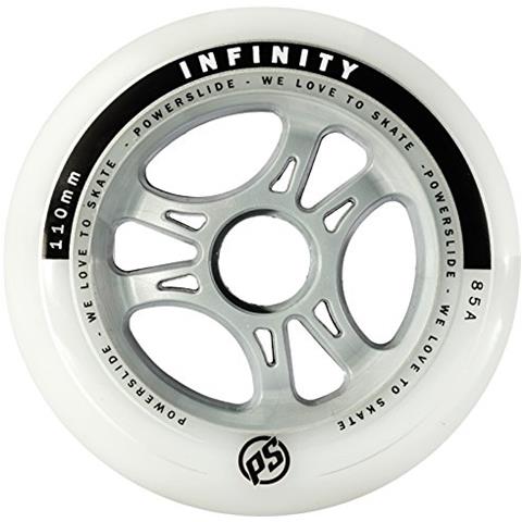 POWERSLIDE - Infinity Ii, 4 Pz -set Di Ruote Per Pattini, Bianco (weiß ...