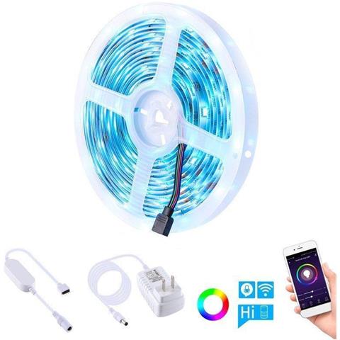 Emad HemTech AB - Anello Led Wifi Smart Ip65 Da 5 M Rbgw Smd5050 ...
