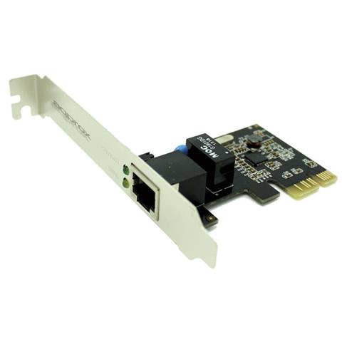 Approx - appPCIE1000, Nero, Argento, REALTEK RTL8111C, Cablato, 10, 100 ...