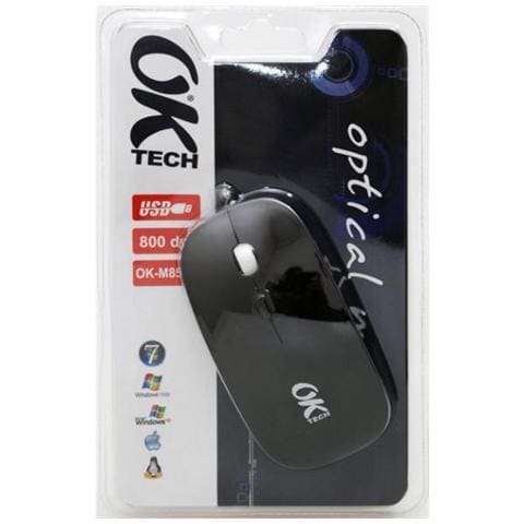 Tech - Ok Tech Mouse Ottico Black OK-M854 - ePRICE
