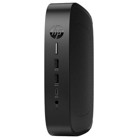 HP - Pc Desktop Elite T655 Thin Client 5H0W3EA AMD Ryzen Embedded R2314 Quad Core 2.1 GHz Ram ...