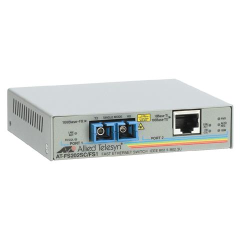 ALLIED TELESIS - AT-FS202, 100 Mbit / s, 100000m, 6W, 0 - 40 C, -25 ...