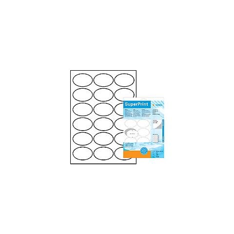 Herma - Labels white removable 63,5x42,3 SuperPrint 450 pcs. , Bianco ...