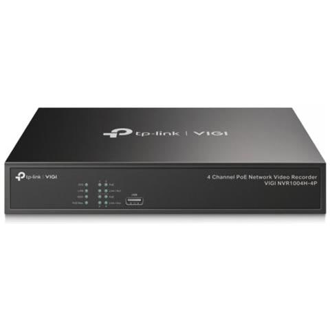 TP-LINK - Tp-link - Vigi Nvr1004h-4p - 4 Channel Poe Network Video Recorder Spec: H.265+/h.265/h ...