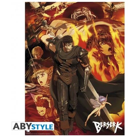 ABYSTYLE - Poster Ufficiale Con Protagonisti Berserk - 52 X 38 Cm ...
