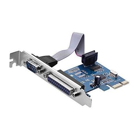 SIENOC - Pci-e Pci Express Db25 Parallel Scheda Adattatore Lpt1 Db9 ...