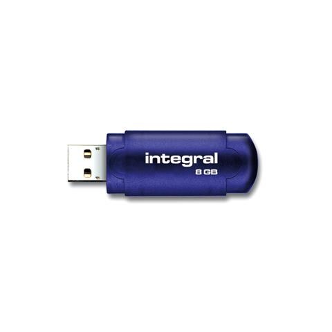 INTEGRAL - Pen Drive Integral Evo INFD8GBEVOBL 8 GB - USB 2.0 - Blu ...