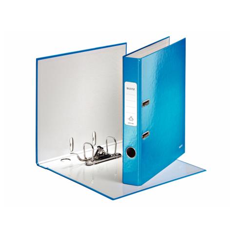 LEITZ - 180 WOW Lever Arch File - blue metallic, Blu, 52 x 285 x 318 mm ...