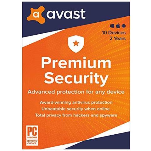 AVAST - Premium Security 2020 - 10 Dispositivi - 2 Anni - ePRICE
