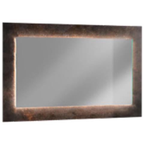 No Name - Specchio Rettangolare Con Doppia Retroilluminazione Art. 1070 ...