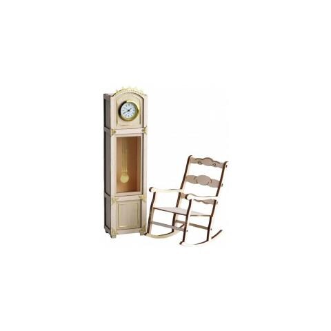 ARTESANIA LATINA - Clock And Rocking Chair - ePRICE