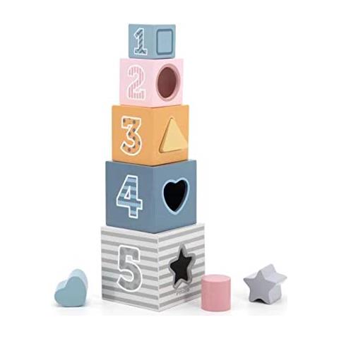 moderngenic - Moderne Scatole Geometriche In Legno, Blocchi, Torre ...