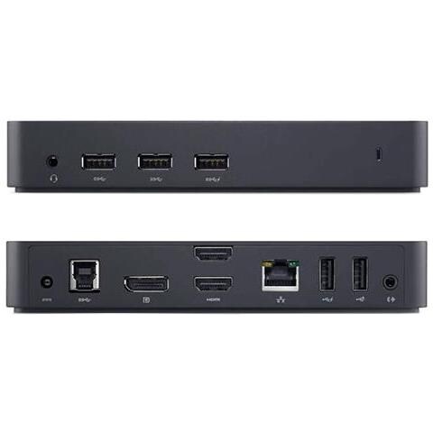 DELL - D3100 Nero (usb 3.0 Ultra Hd Triple Video Dock D3100 Includes ...