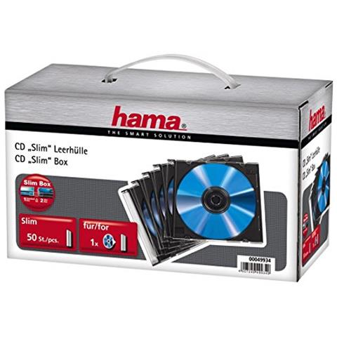 HAMA - CD-ROM-Leerhüllen SlimLine, 50er-Pack - ePRICE