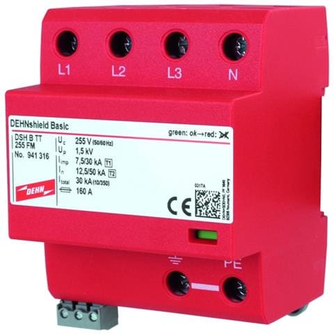 DEHN - Scaricatore Combinato Spd T1+2 Basic 3p+n Monoblocco - Dehn ...