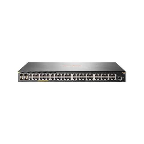 HP - E Aruba 2930F 48G PoE+ 4SFP+ - Switch - L3 - gestito - 48 x 10/100 ...