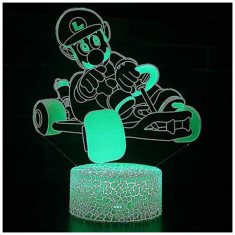 HTN - Lampada Illusione 3d 7 Colori Modifica Ottica Tocco Light Usb E ...