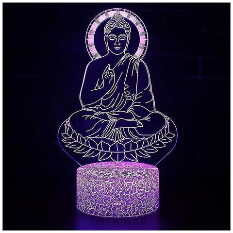 HTN - Lampada Illusione 3d 7 Colori Modifica Ottica Tocco Light Usb E ...