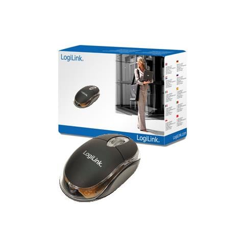 LOGILINK - Mouse optical USB Mini with LED USB Ottico 800DPI Nero mouse ...