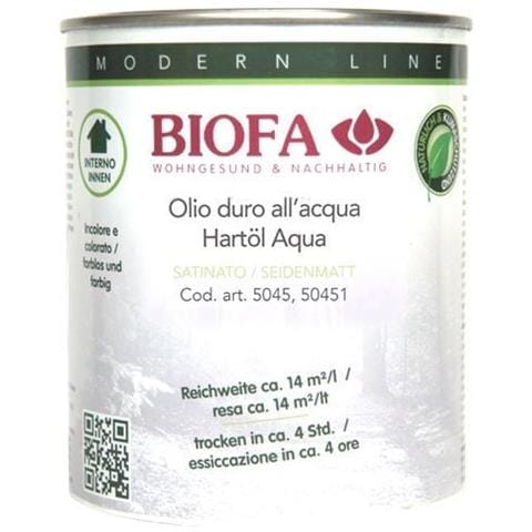BIOFA - 5045 Satinato Trox 35 2,5 L- Olio A Base Acqua Per Mobili E Parquet - ePRICE