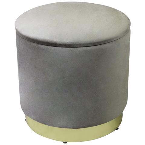 MILANI HOME - Lara - Pouf Rotondo In Velluto - ePRICE