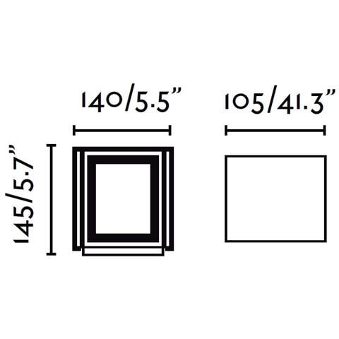 FARO BARCELONA - Olan, Lampada A Muro, - Marrone - ePRICE