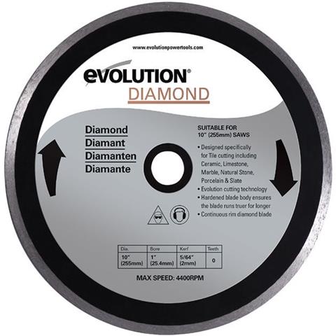 EVOLUTION - Disque Diamant Fury 255mm - ePRICE