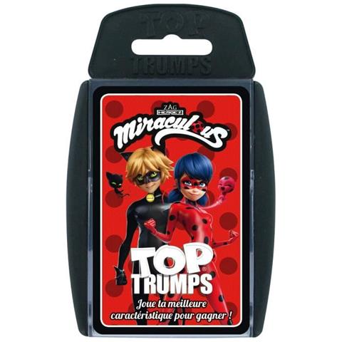 Winning Moves - Top Trumps - Miraculous - Card Game - Versione Francese ...