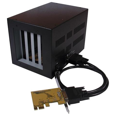 EXSYS - PCI-Express Bus to 4x PCI Slot Expansion Box scheda di ...
