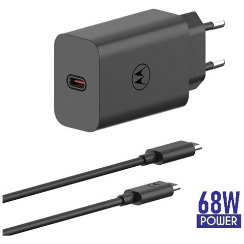 MOTOROLA - Caricabatterie Originale Usb Mc-682 Turbo Power 68w + Cavo Type C Black - ePRICE