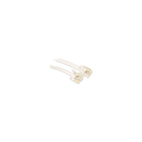 Intronics - RJ11 - RJ11 cable, White 2.0m, RJ11, RJ11 - ePRICE