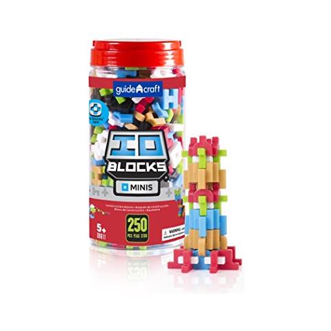 GUIDECRAFT - Io Blocks Minis - Set Da 250 Pezzi, Giocattolo Educativo ...