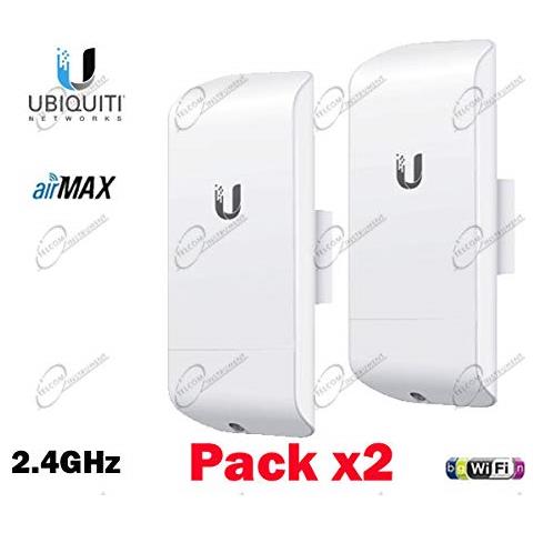 UBIQUITI - Networks 2x Nanostation Loco M2: Locom2 Airmax 2,4 Ghz Cpe ...