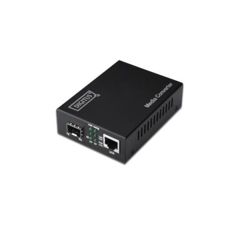 Digitus - Convertitore 10/100/1000 Gigabit Media Converter Rj45 - Fibra ...