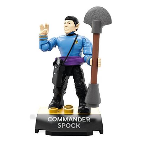 MEGA BLOKS - Set Da Costruzione Spock Del Comandante Degli Eroi Mega ...