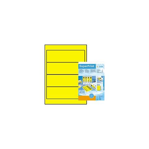 Herma - File labels yellow 192x61 SuperPrint 100 pcs. , Giallo, Labels ...
