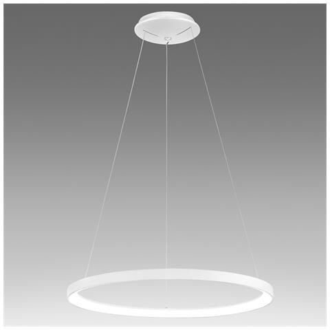 GEA LUCE - Sospensione Moderna Krizia Alluminio Satinato Bianco 1 ...