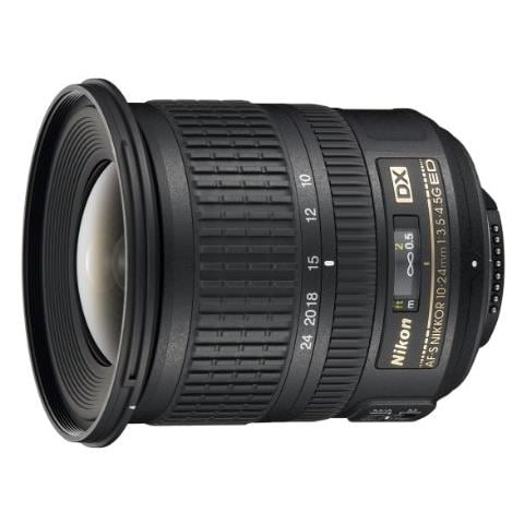NIKON - AF-S DX NIKKOR 10-24mm f / 3.5-4.5G ED, 14/9, 10 - 24 mm, 3.5, Nero, 8,25 cm, 7,7 cm ...