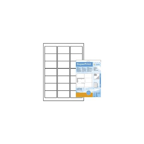 Herma - Labels white 63,5x38,1 removable SuperPrint 525 pcs. , Bianco ...