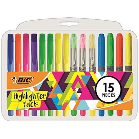 BIC - Highlighter Variety Pack - 3 Tipi Di Evidenziatori Creare Set Di ...
