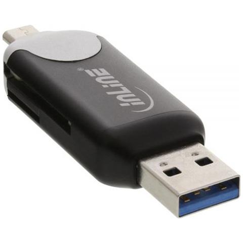 INLINE - 66779C, MicroSD (TransFlash) , SD, SDXC, USB / Micro-USB ...