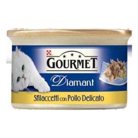 GOURMET - Gatto, Diamant Sfilaccetti Con Pollo Delicato 85g - ePRICE