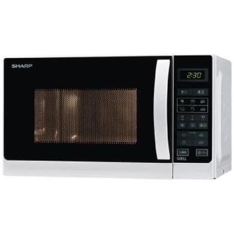 SHARP - R-642WW Forno a Microonde con Grill Capacità 20 Litri Potenza 800 Watt Colore Bianco ...