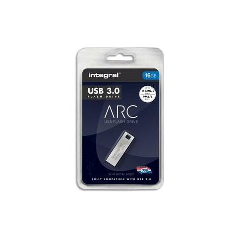 INTEGRAL - 32GB Metal ARC USB 3.0, USB 3.0 (3.1 Gen 1) , Type-A, Senza ...