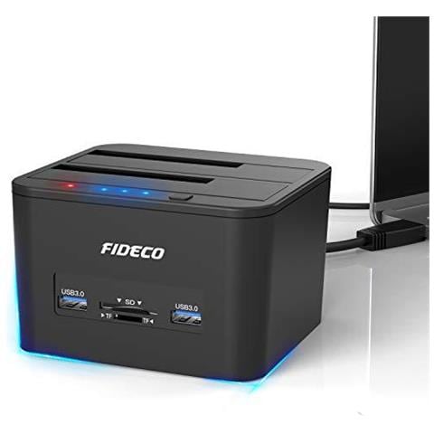 FIDECO - Docking Station Hdd Fideco Usb 3.0 Hard Drive Docking Station Con Funzione Offline ...